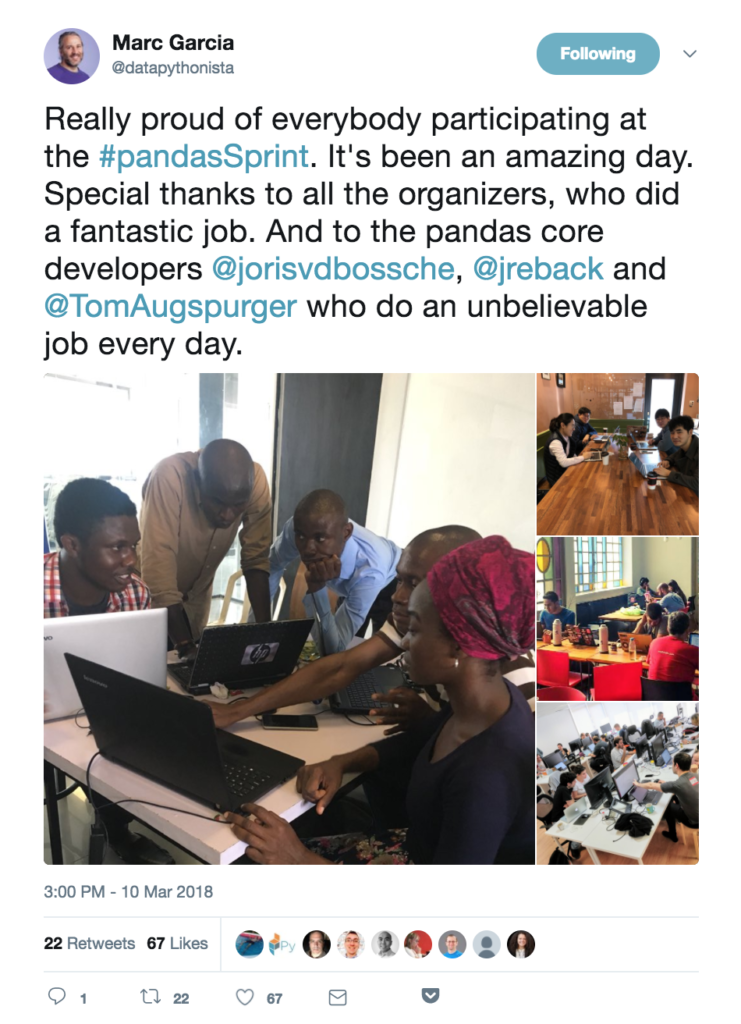 The Worldwide Pandas Documentation Sprint: A Closer Look - NumFOCUS